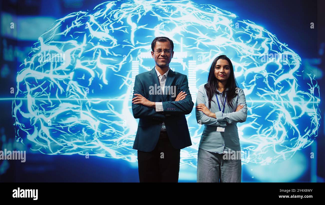 Admins Using Artificial Intelligence Computing Simulating Human Brain Thought Processes In