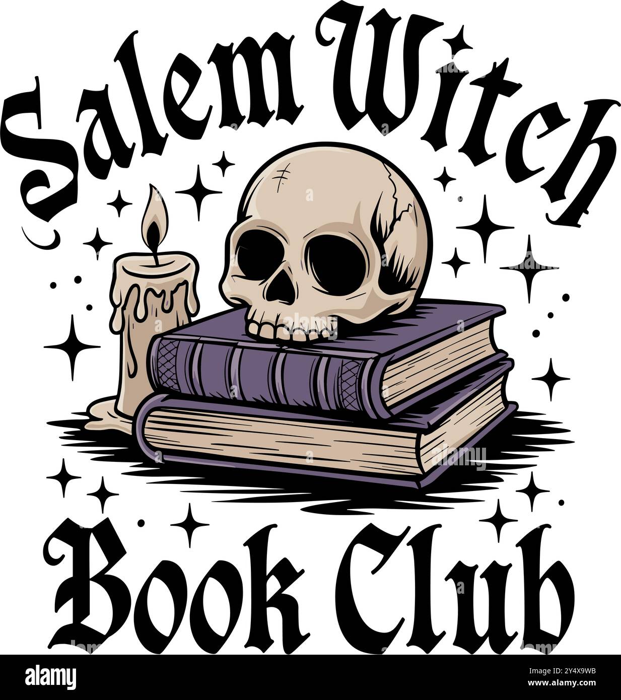 Witch reading magic book Cut Out Stock Images & Pictures - Alamy