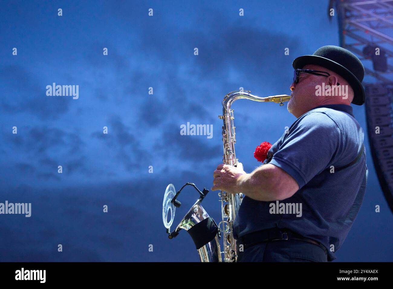 Suggs, Chas Smash, Lee Thompson, Mike Barson from Madness performs on ...
