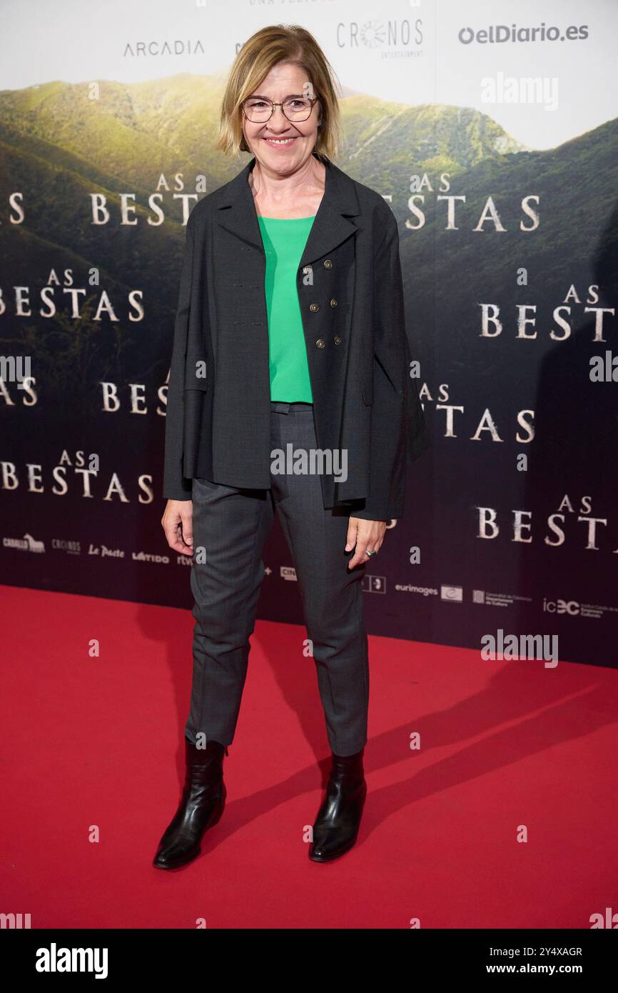 Maria Pujalte attends 'As Bestas' Premiere at Verdi Cinema on November ...