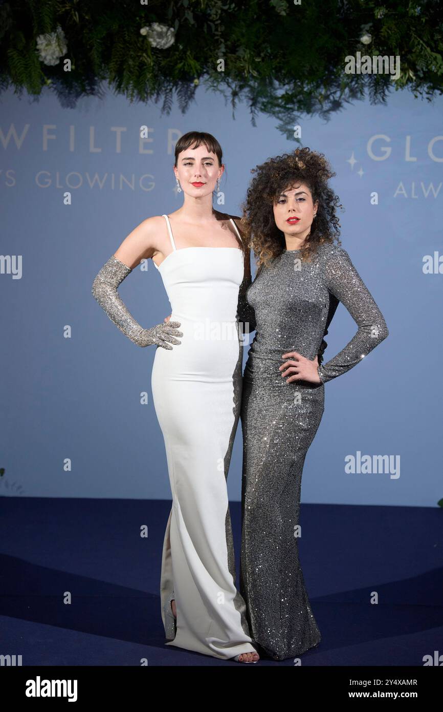 Emilia Lazo, Raquel Ventosa attends 'Glowfilter' Night Gala at tat he ...