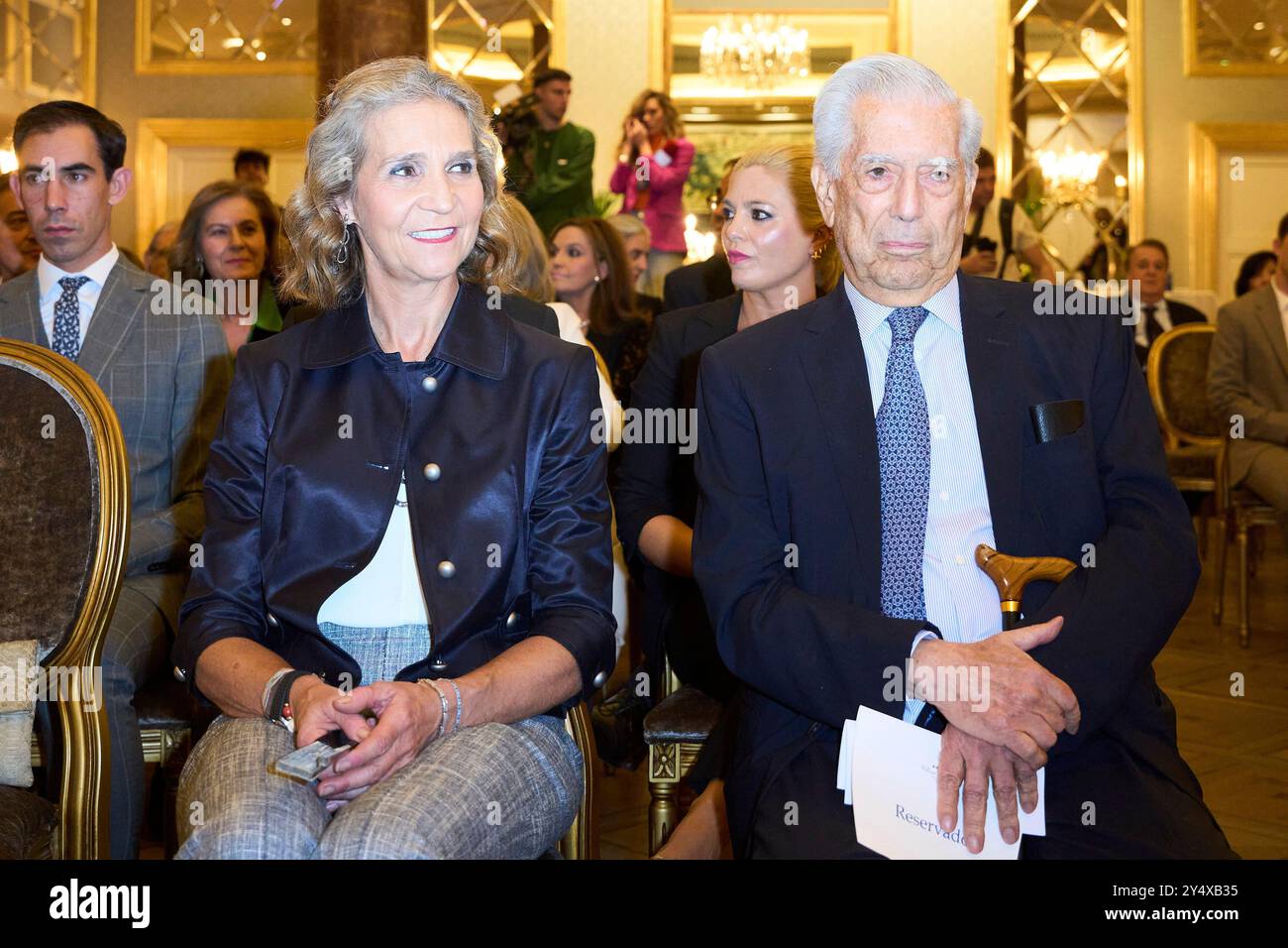 Princess Elena de Borbon, Mario Vargas Llosa during 'Capote De Las ...