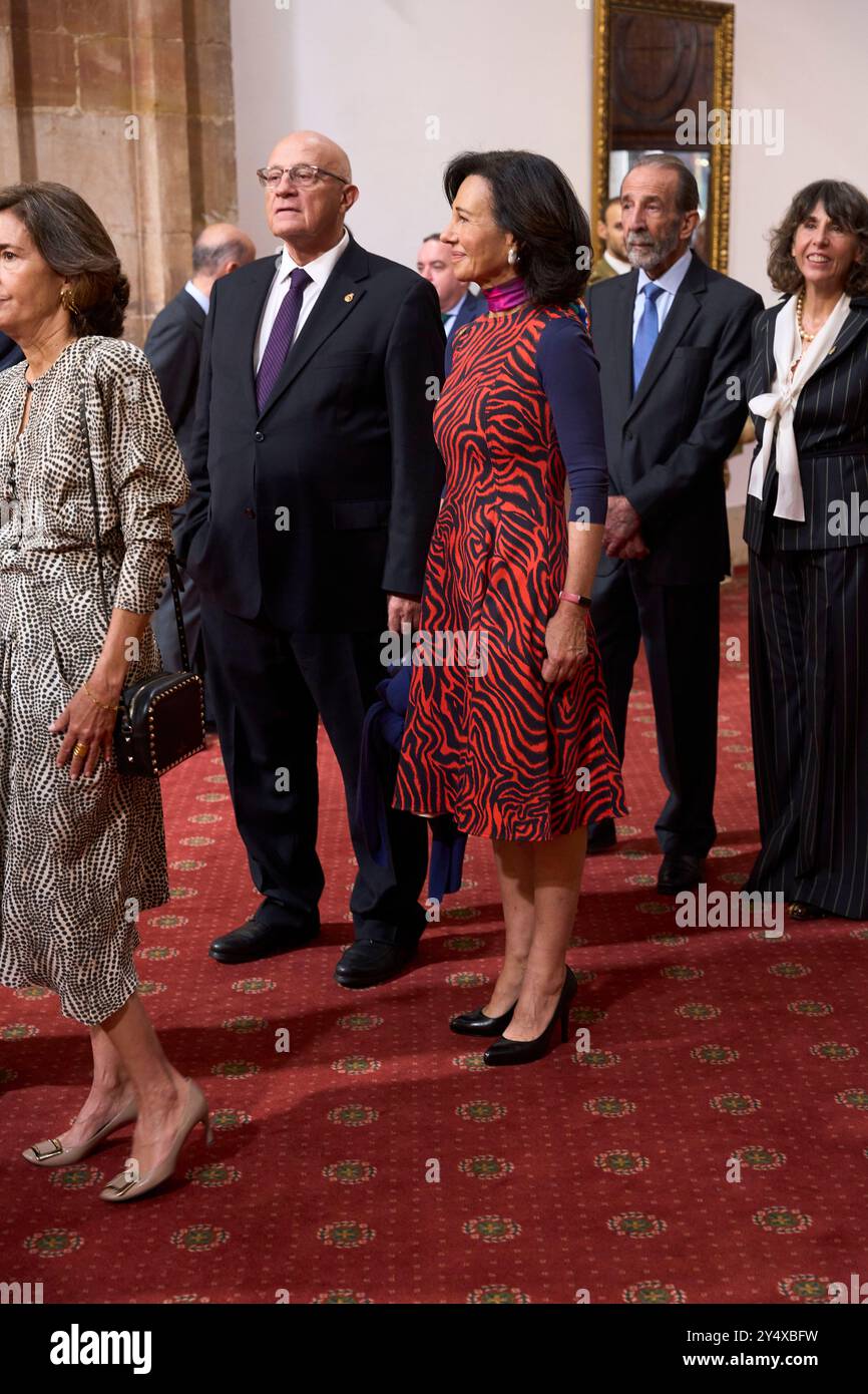 Ana Patricia Botin attends Audience with Princess of Asturias awards ...