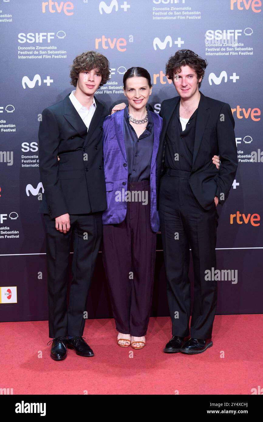 Vincent Lacoste, Juliette Binoche, Paul Kircher attended 'Winter Boy ...