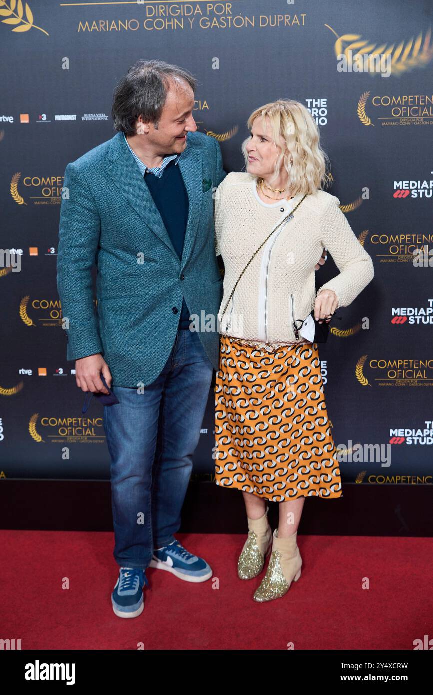 Narcis Rebollo, Eugenia Martinez de Irujo attends 'Official Competition ...