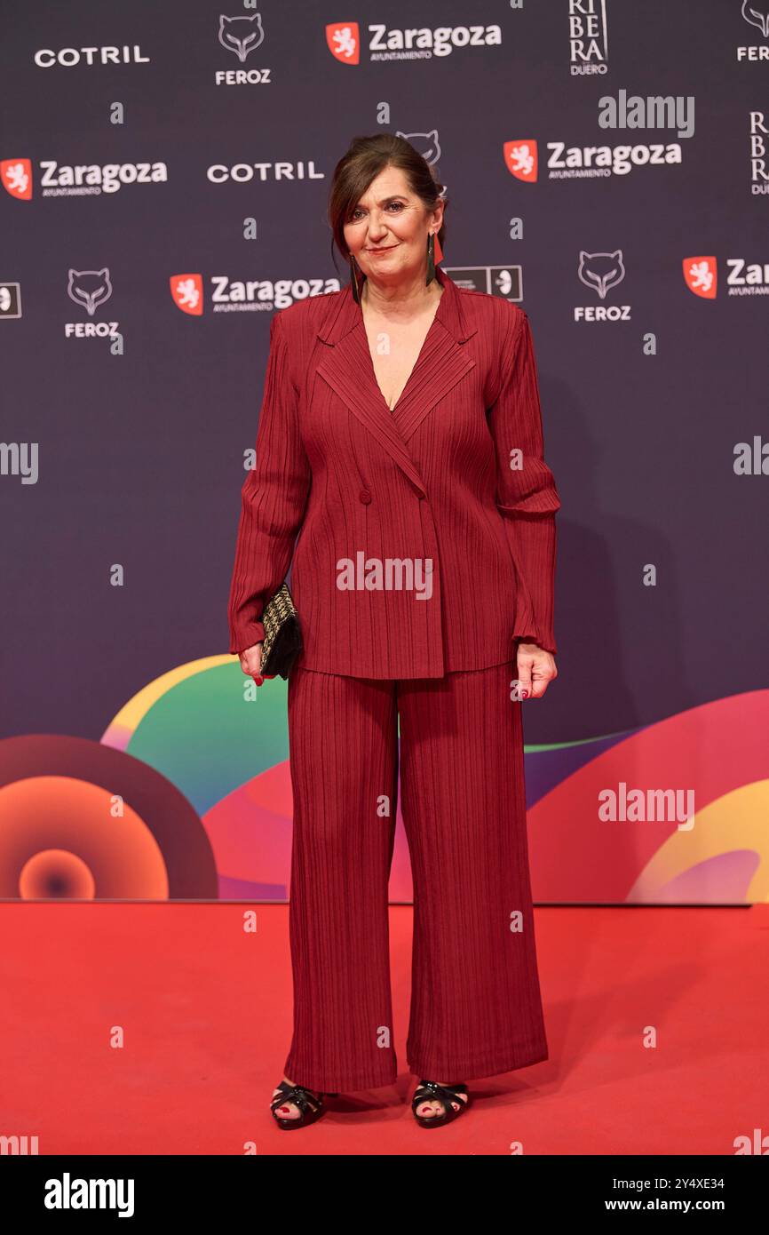 Ane Gabarain attends Feroz Awards 2022 - Red Carpet at Auditorium on ...