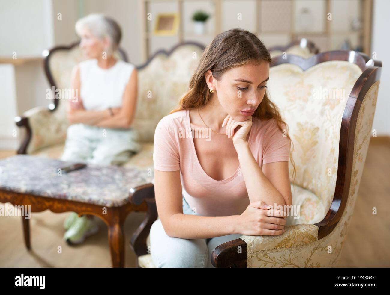Family quarrelling with each other Stock Photo - Alamy