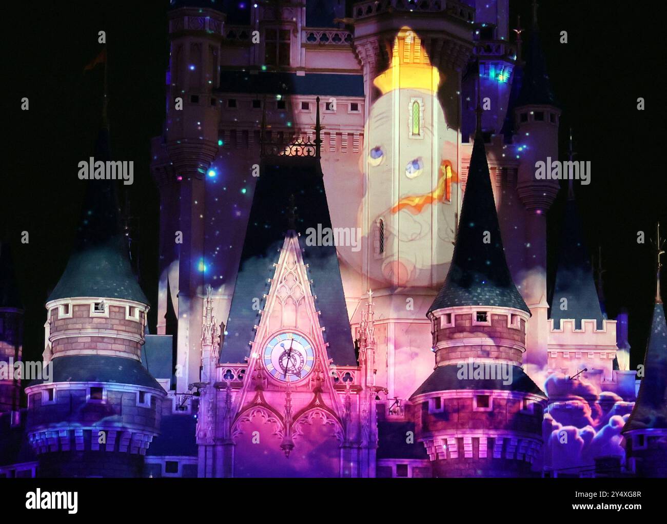 Urayasu, Japan. 19th Sep, 2024. Disney movie character Dumbo is ...