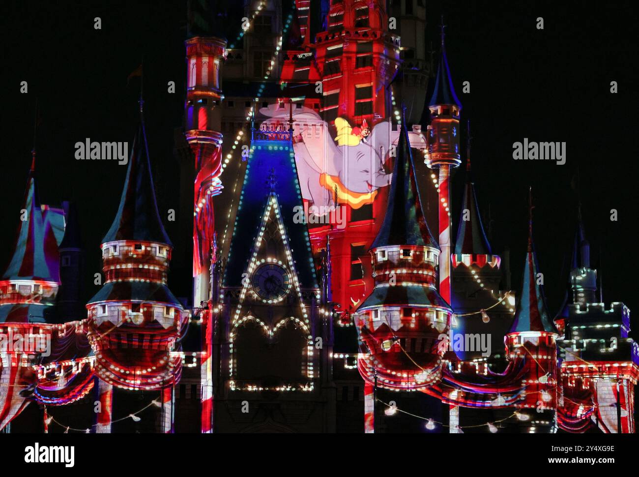 Urayasu, Japan. 19th Sep, 2024. Disney movie character Dumbo is ...