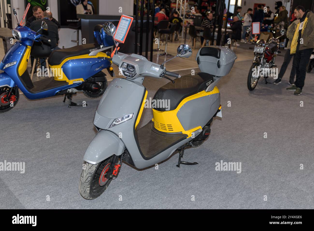 ISTANBUL, TURKEY - MARCH 23, 2024: CSN motorcycles on display at ...