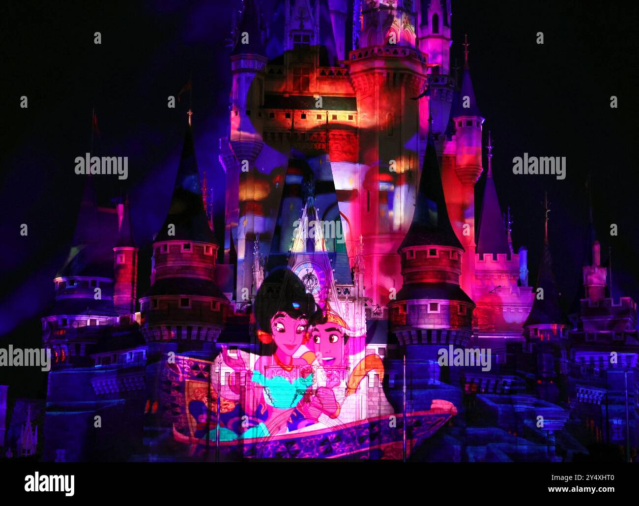 Urayasu, Japan. 19th Sep, 2024. Disney movie character Aladdin is ...