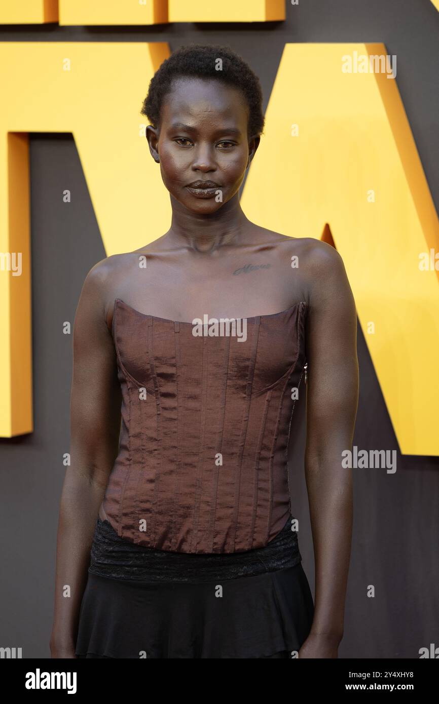 Celebs attend the Blink Twice Film European Premiere Featuring: Aweng ...