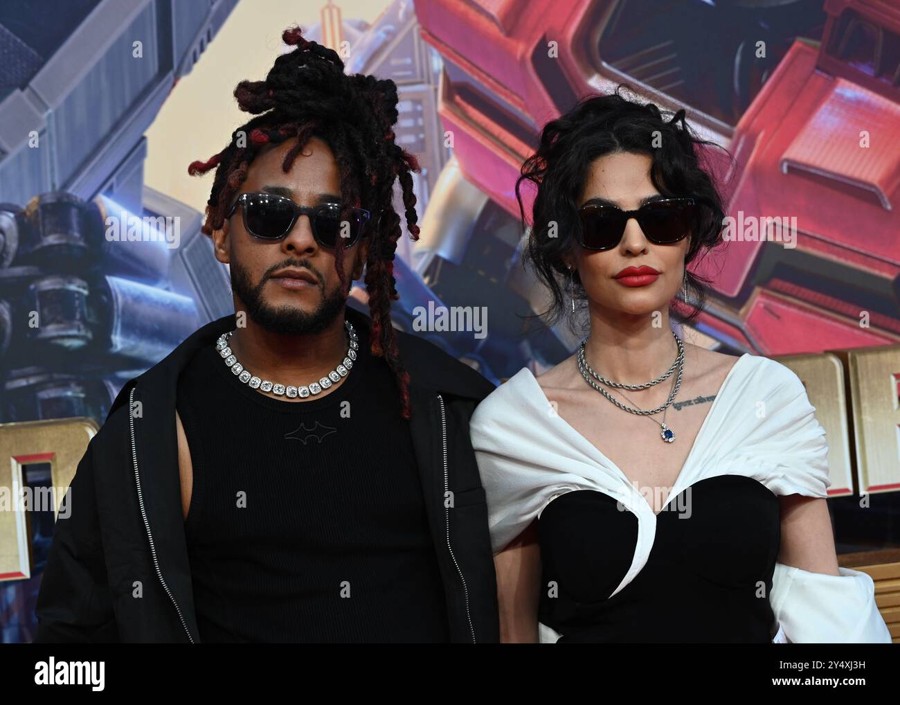 LONDON, UK. 19th Sep, 2024. Leyla Moaser, Rich T attends Transformers ...