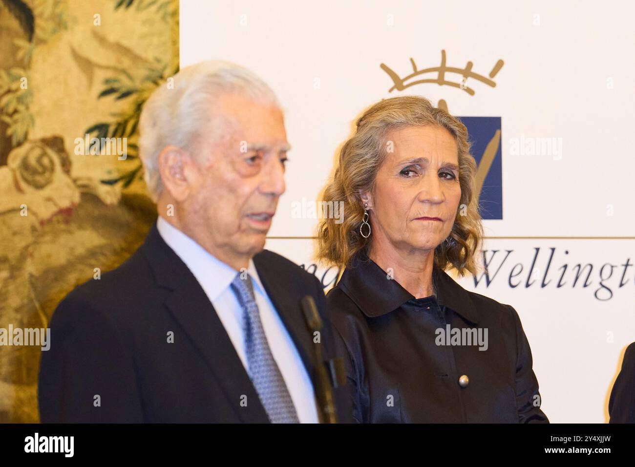 Princess Elena de Borbon, Mario Vargas Llosa during 'Capote De Las ...
