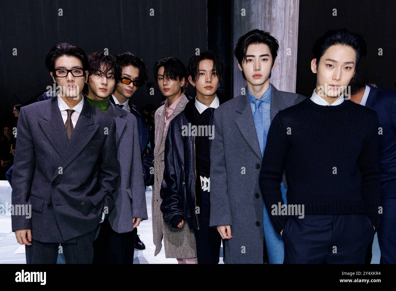 Milan, Italien. 19th Sep, 2024. ENHYPEN attend PRADA Spring/Summer 2025 ...