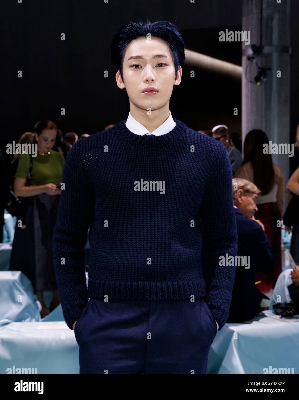 Milan, Italien. 19th Sep, 2024. Sunoo from Enhypen attends PRADA Spring ...