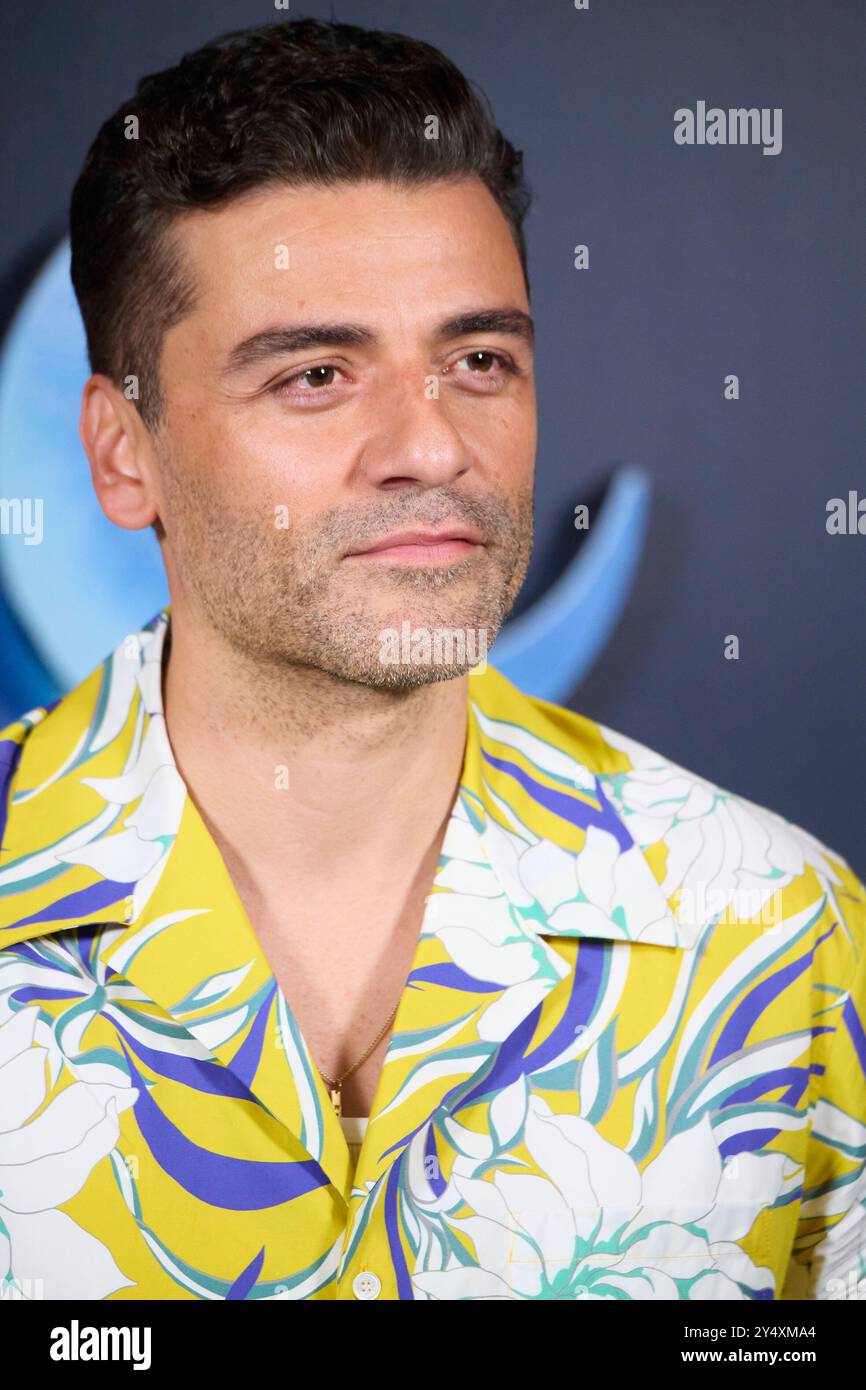 Oscar Isaac attends 'Moon Knight' photocall at Villamagna Hotel on ...
