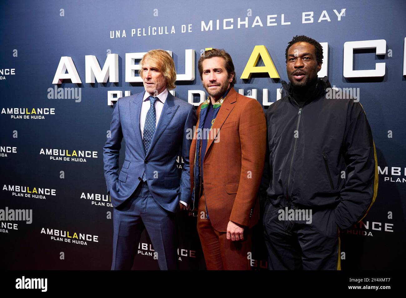 Yahya Abdul-Mateen II, Jake Gyllenhaal, Michael Bay attends 'Ambulance ...