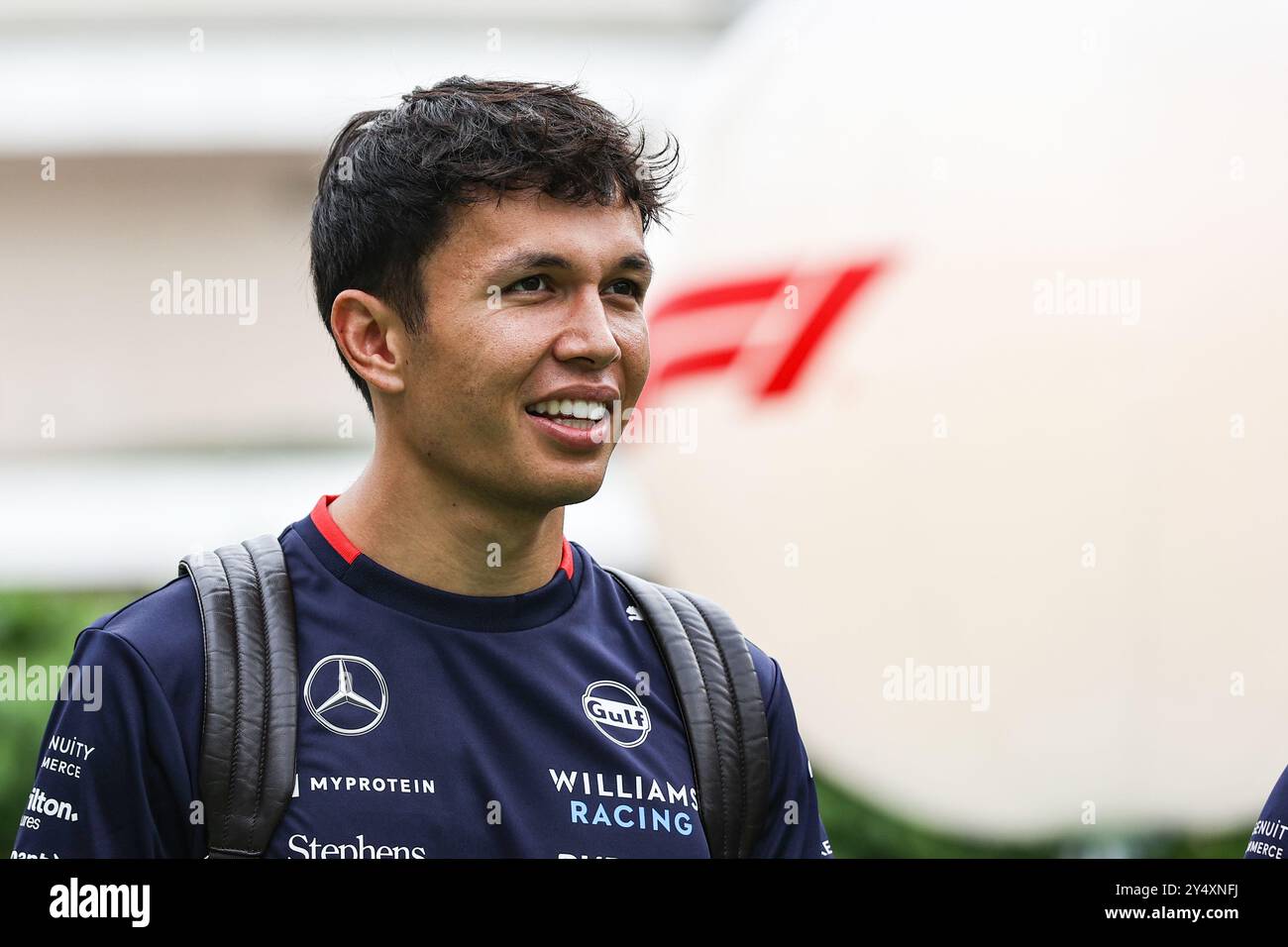 #23 Alexander Albon THA) Williams Racing GBR) Williams FW46 Mercedes ...