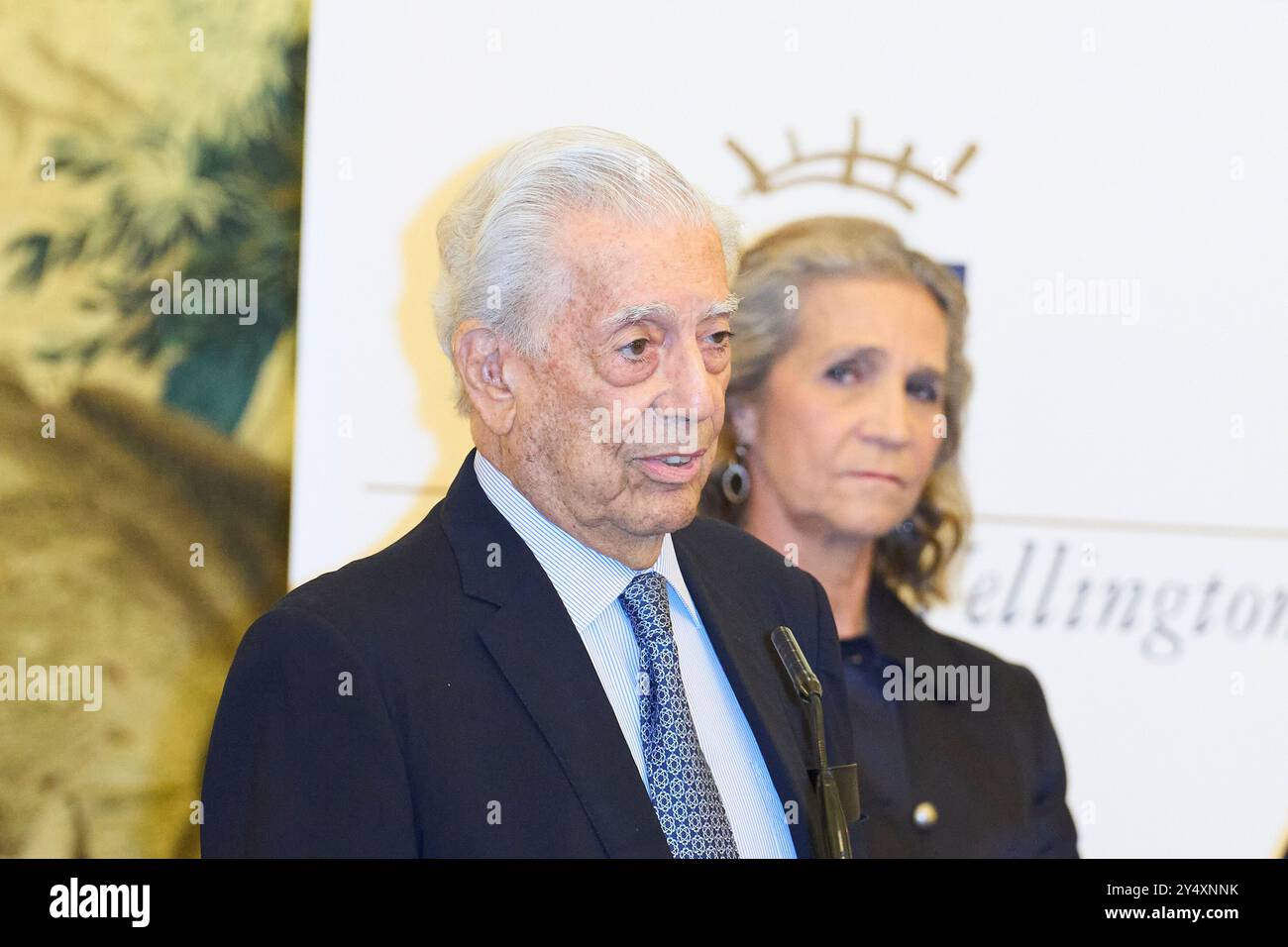 Princess Elena de Borbon, Mario Vargas Llosa during 'Capote De Las ...