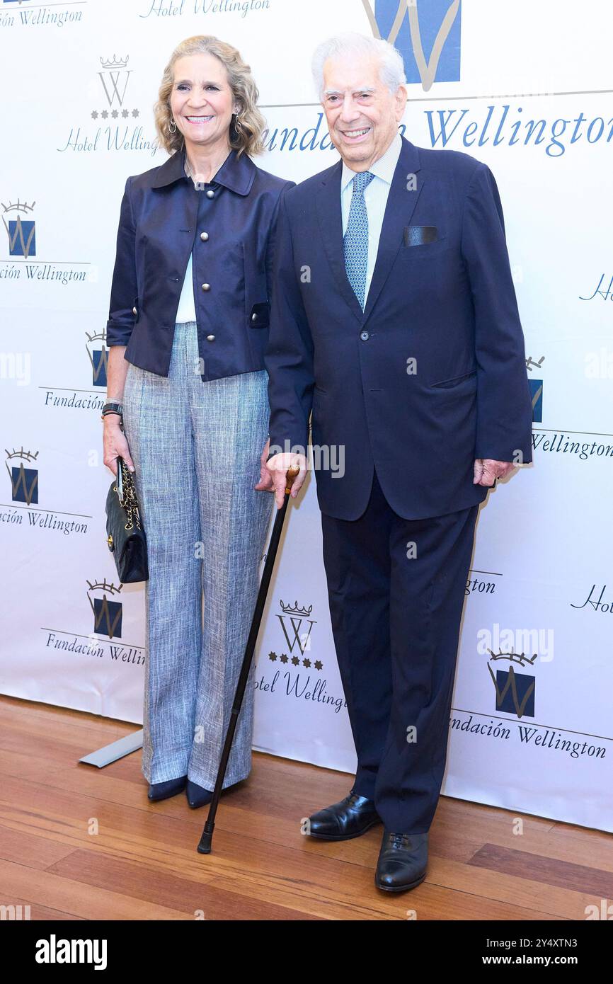 Princess Elena de Borbon, Mario Vargas Llosa during 'Capote De Las ...