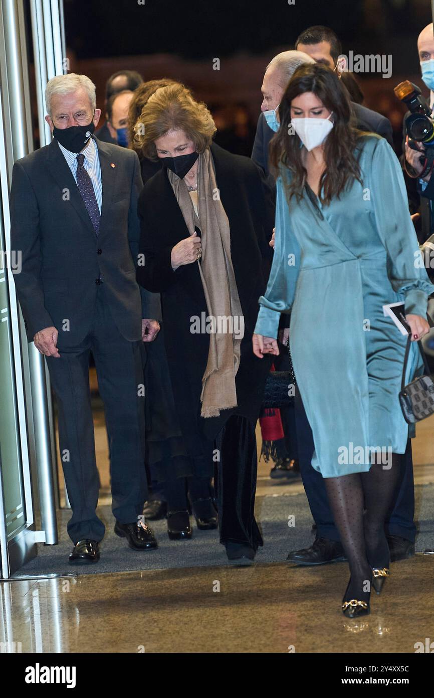 The former Queen Sofia attends Charity concert to mark the 75th ...