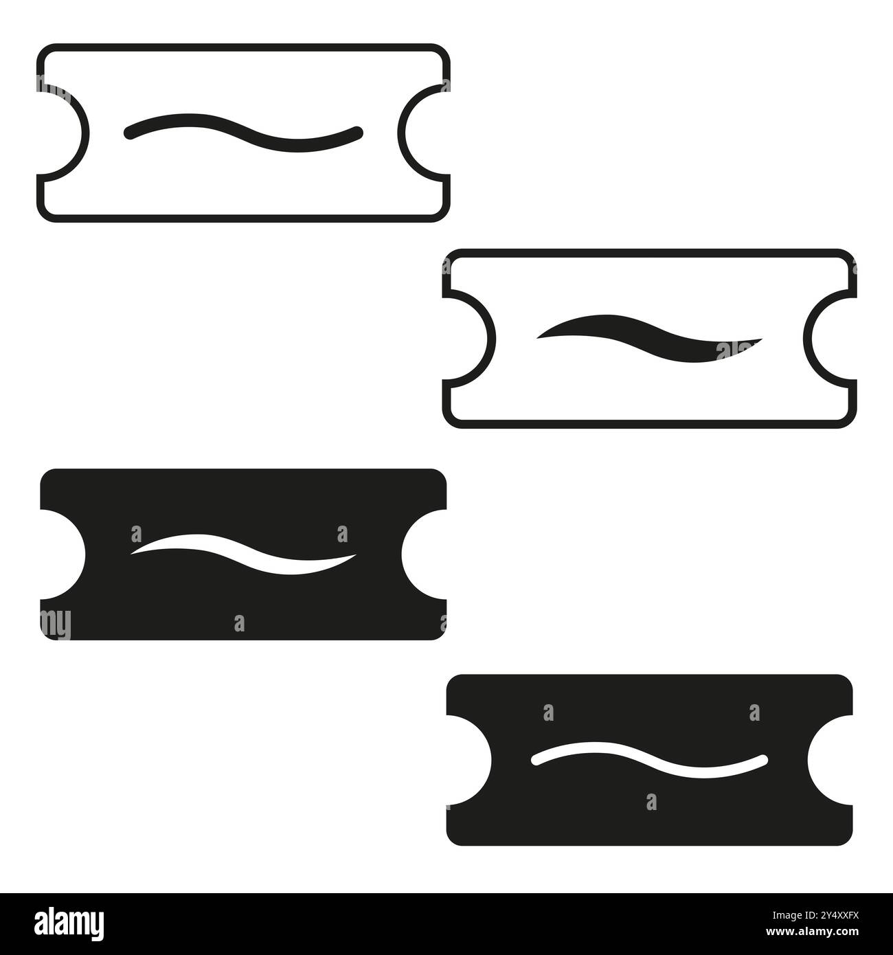 Razor blade icons. Sharp tool symbol. Shaving blade vector. Cutting ...