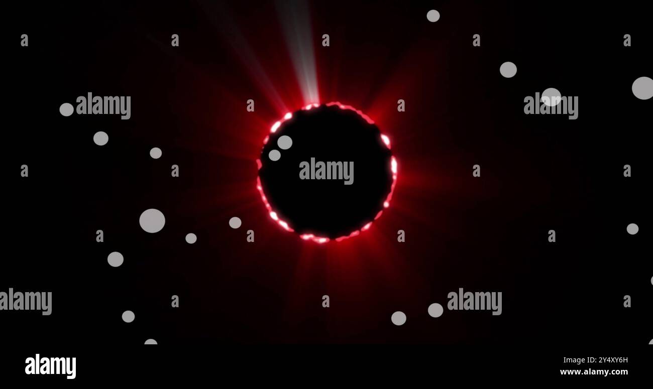 Black background white dots hi-res stock photography and images - Alamy