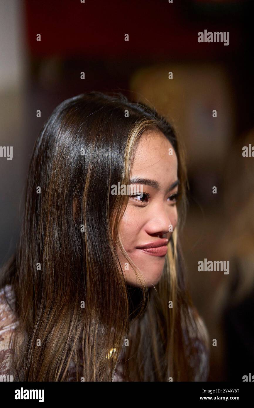 Nona Sobo attends 'As Bestas' Premiere at Verdi Cinema on November 7 ...