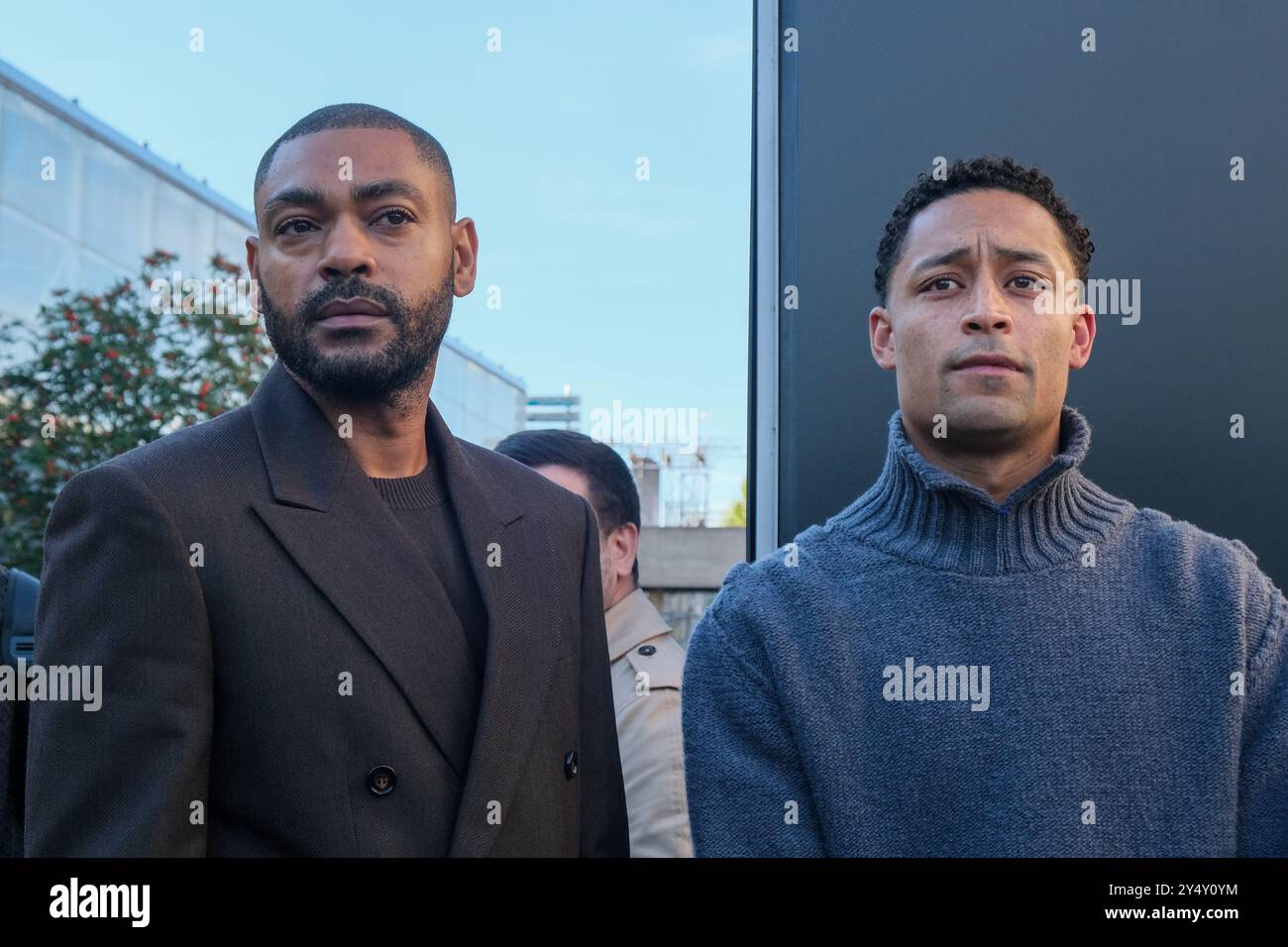 Rapper and actor Kane Robinson (Kano) (L) and musician Loyle Carne (R ...