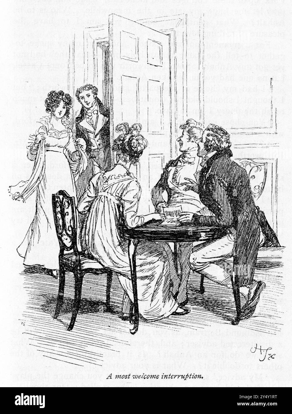 Vintage illustrated story Black and White Stock Photos & Images - Alamy