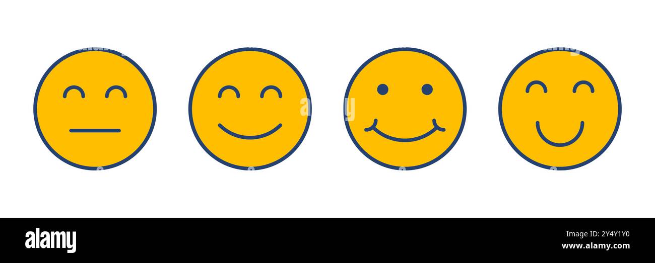 smile icon vector. smile emoticon icon. feedback Stock Vector Image ...