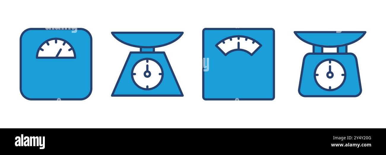 Scales obesity Stock Vector Images - Alamy