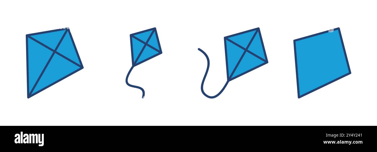 Kite icon vector. kite vector icon Stock Vector Image & Art - Alamy