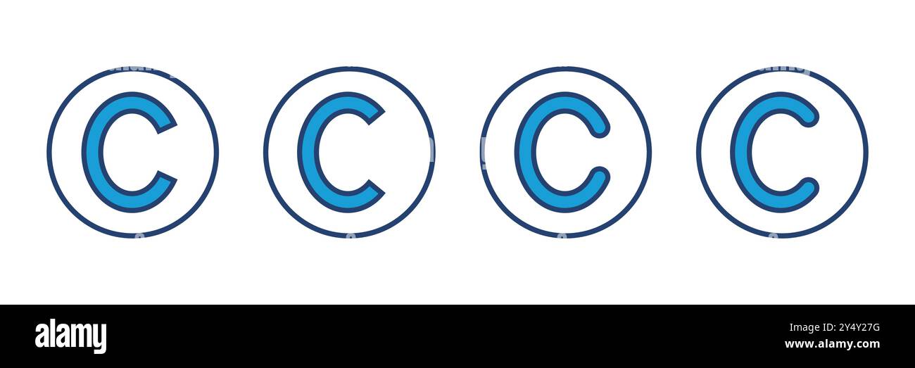 Copyright icon vector. copyright symbols Stock Vector Image & Art - Alamy