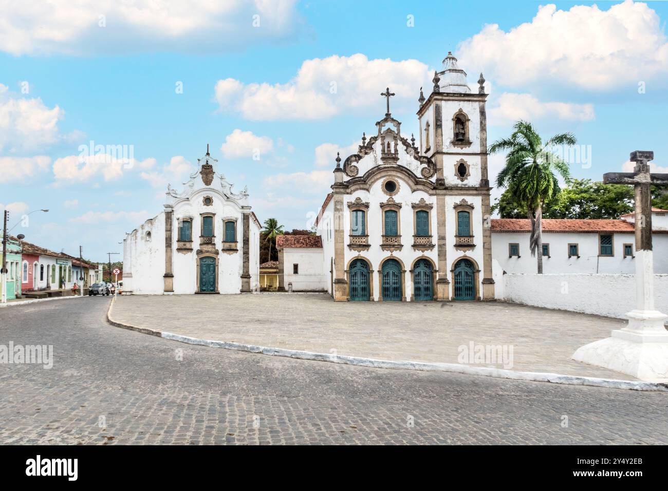 Church of Santa Maria Madalena in Marechal Deodoro, Brazil Stock Photo ...