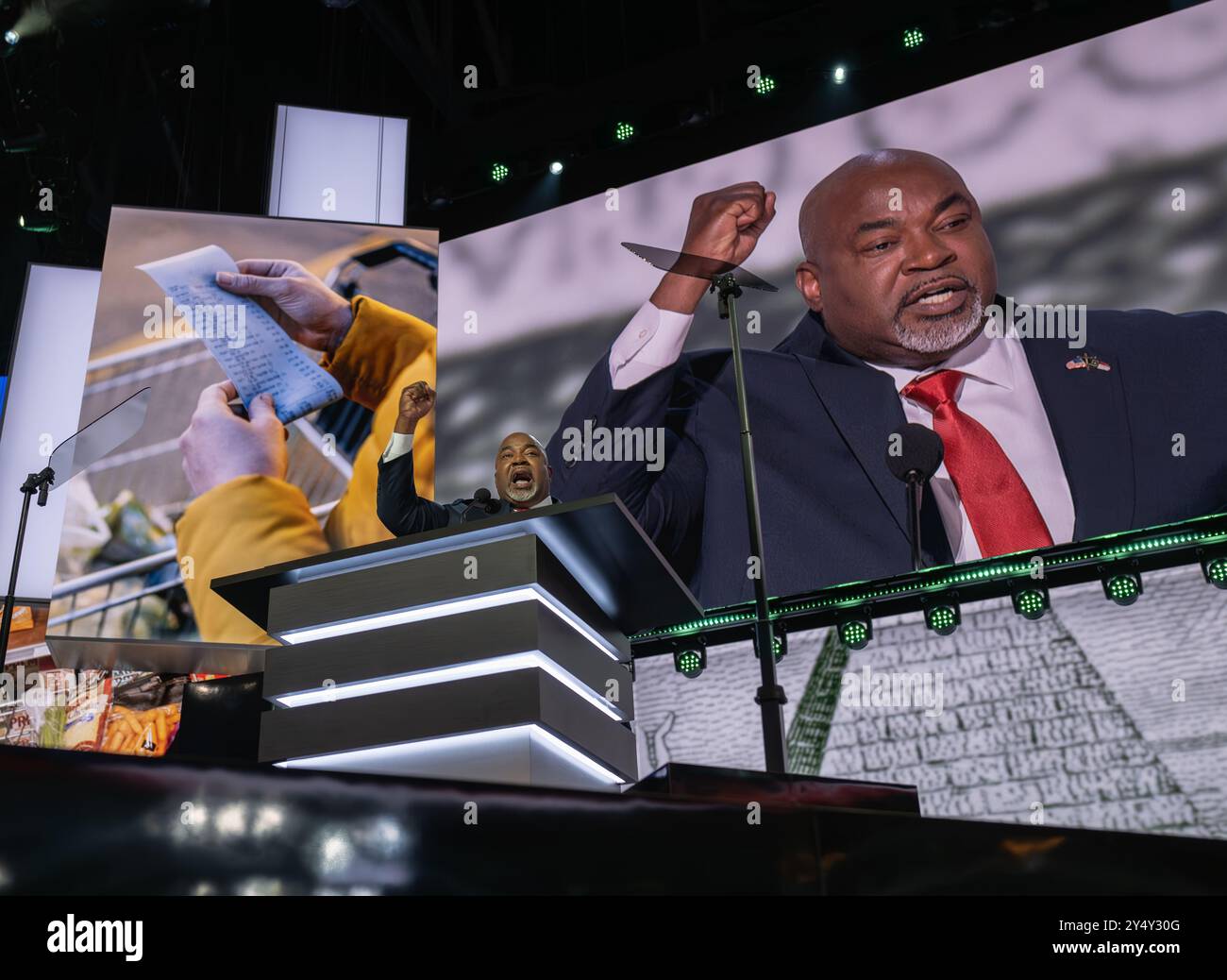 MILWAUKEE, Wis. – July 15, 2024: North Carolina Lt. Gov. Mark Robinson ...