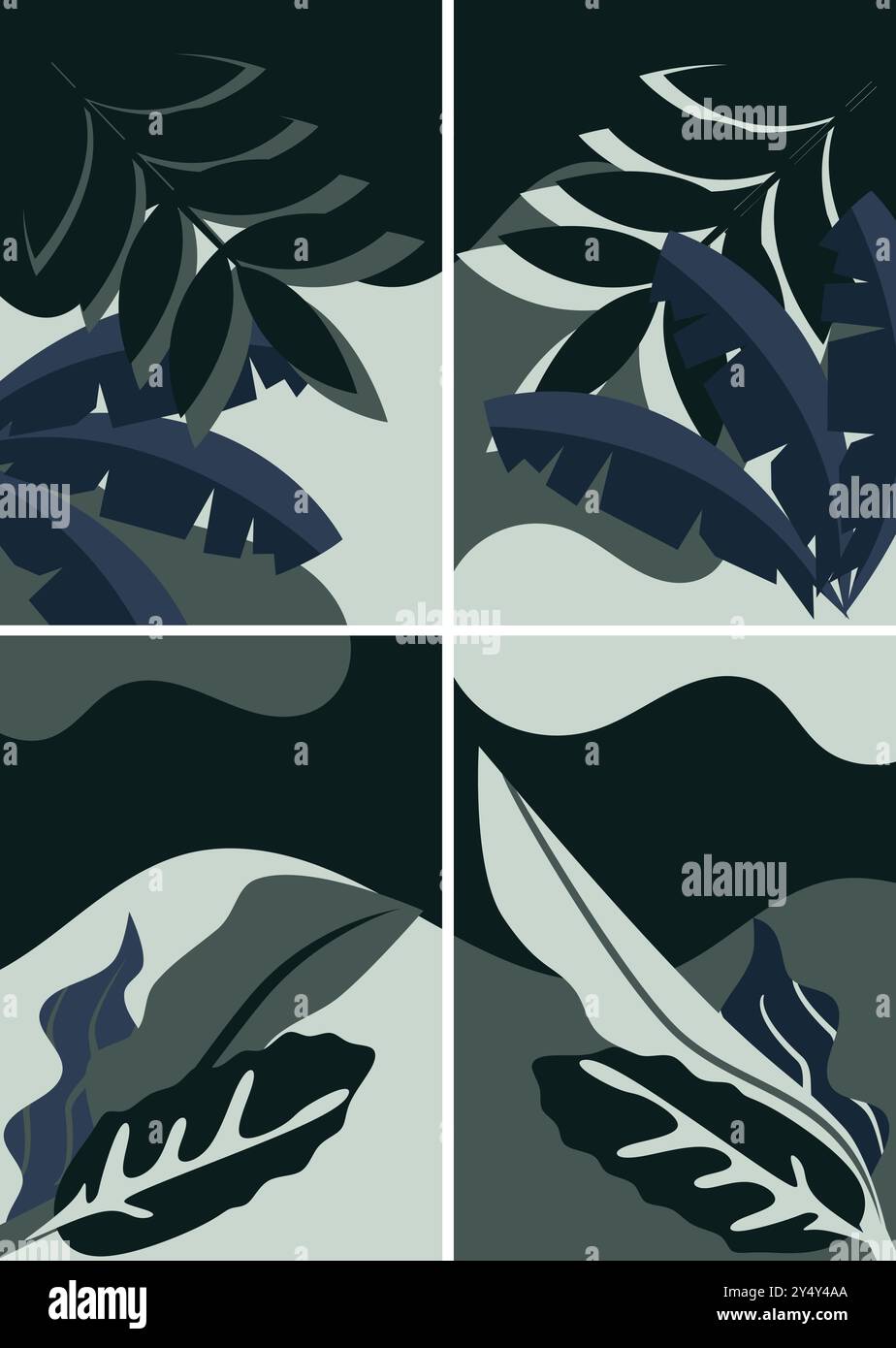 Abstract arrangement of four panels hi-res stock photography and images ...