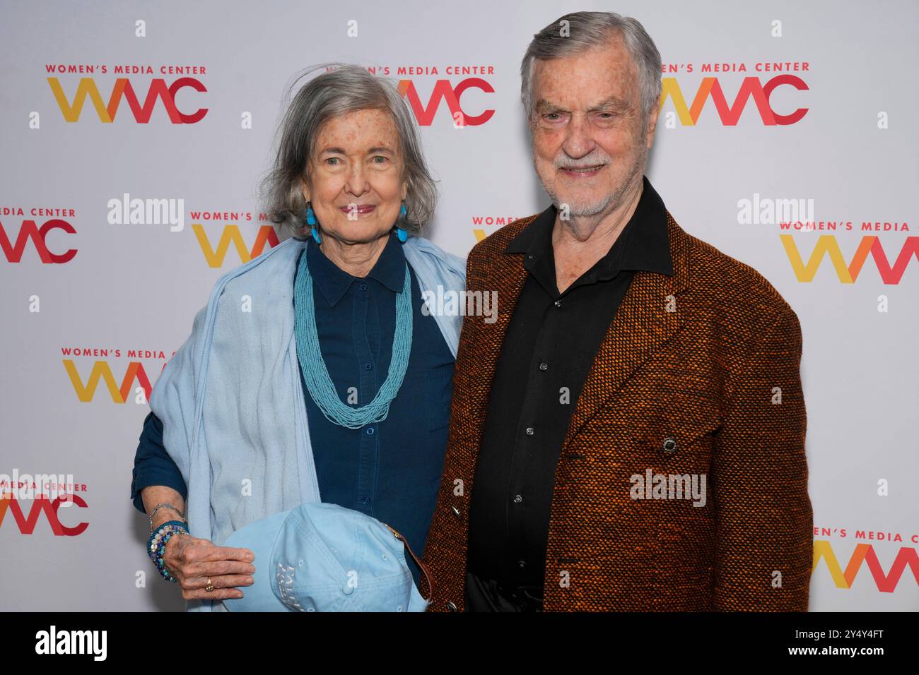 Helen LaKelly Hunt and Harville Hendrix attend the Women's Media Center ...