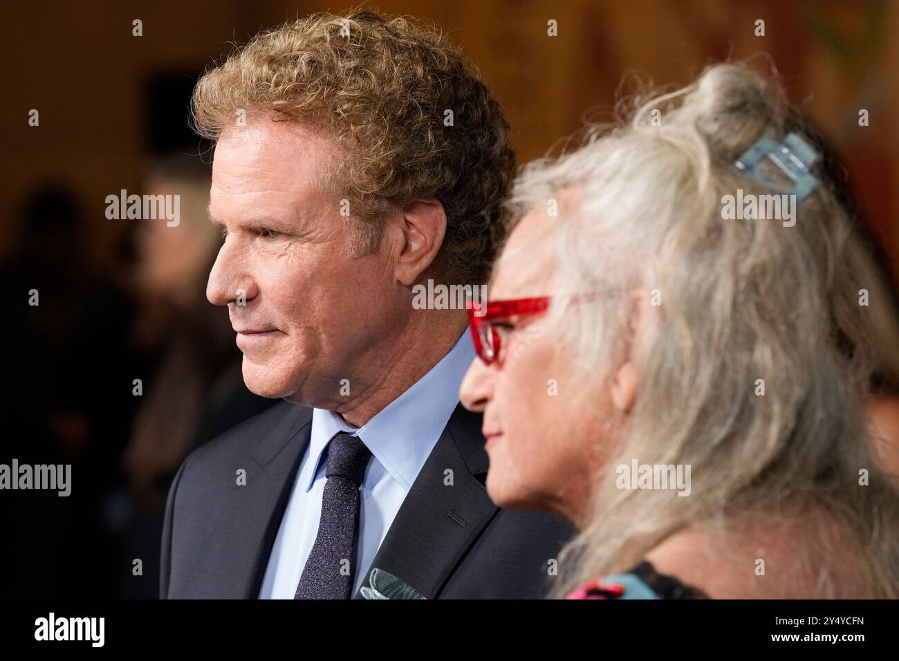 Will Farrell, left, and Harper Steele arrive at the premiere of "Will ...