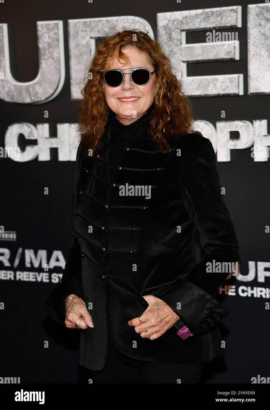 Susan Sarandon attends the premiere of "Super/Man: The Christopher ...