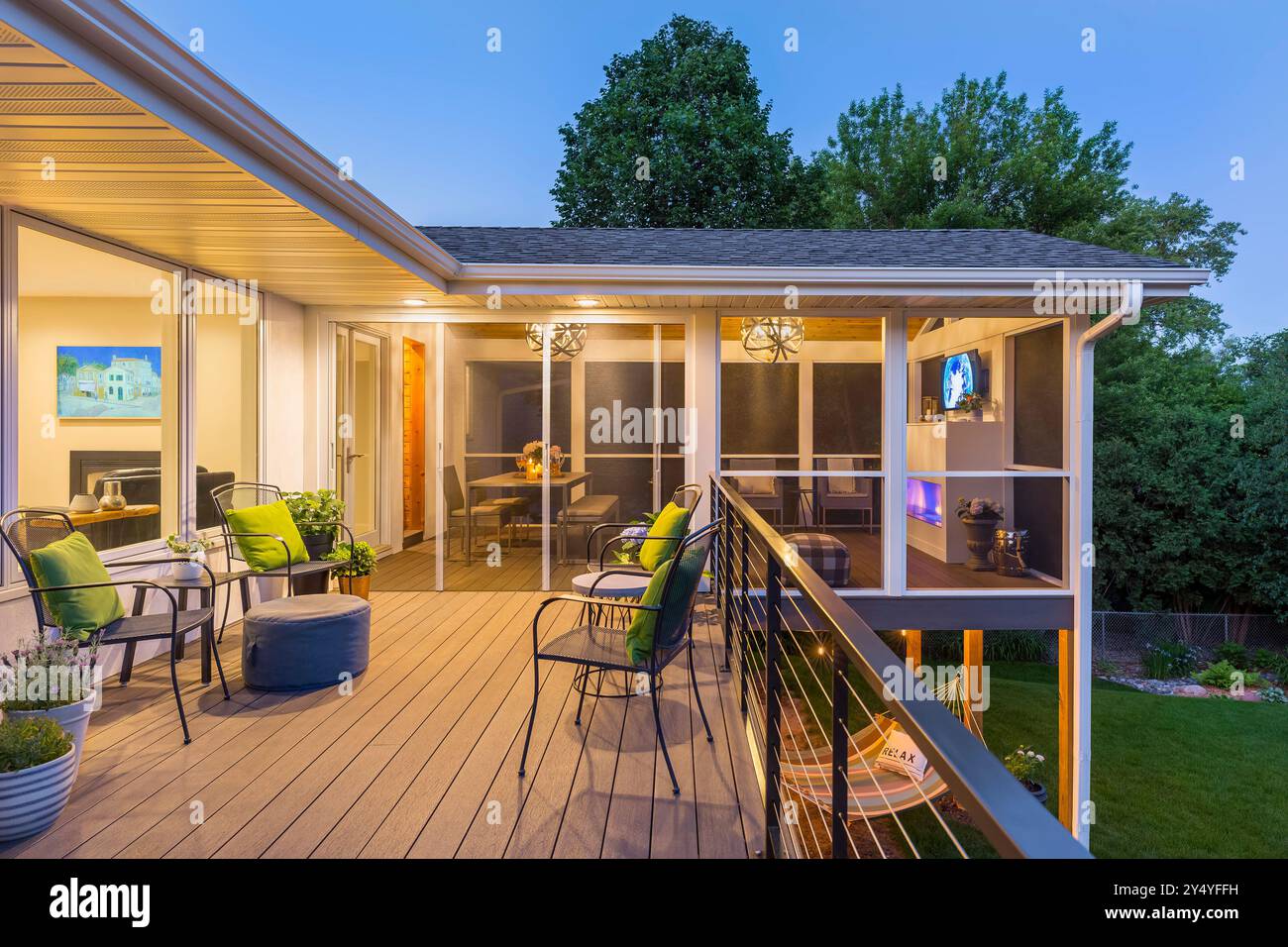 Time lapse series of sliding screen door positions hi-res stock ...