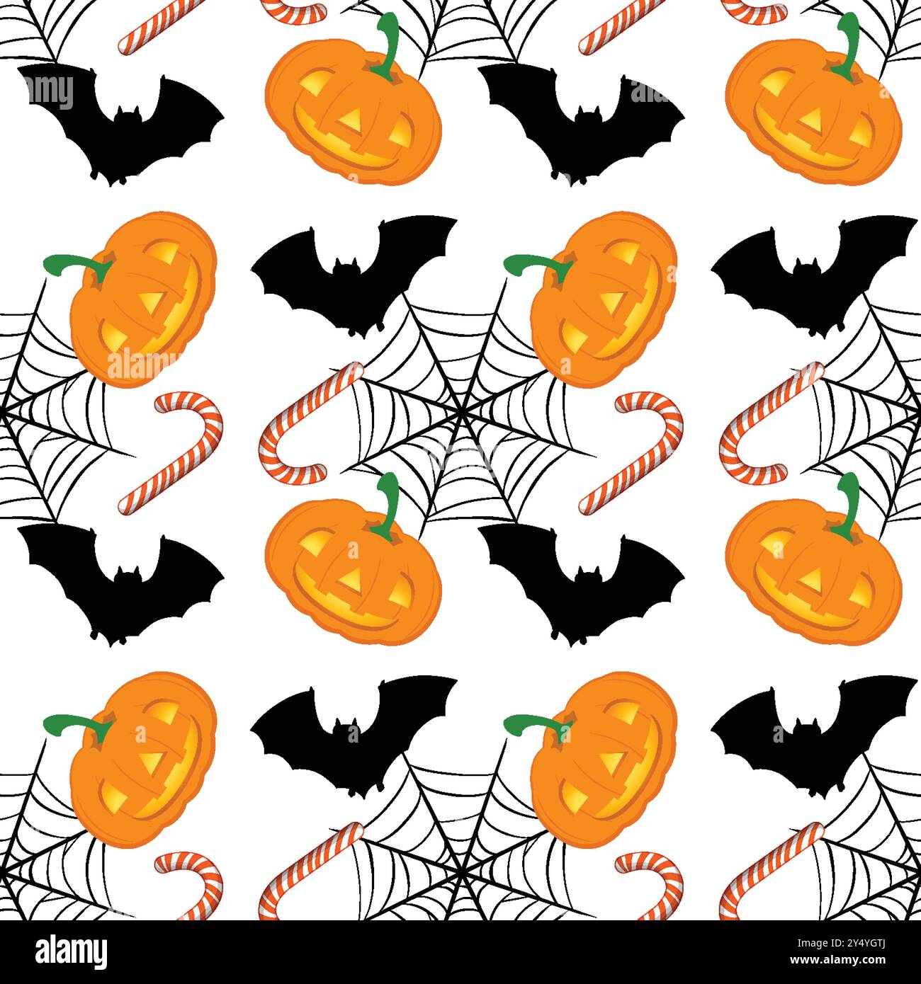 Spider webs seamless pattern Stock Vector Images - Alamy