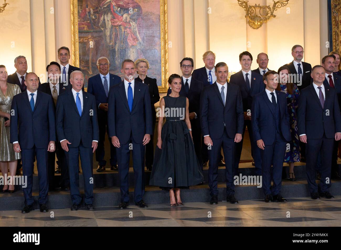 King Felipe VI of Spain, Queen Letizia of Spain, Joe Biden, Alexander ...