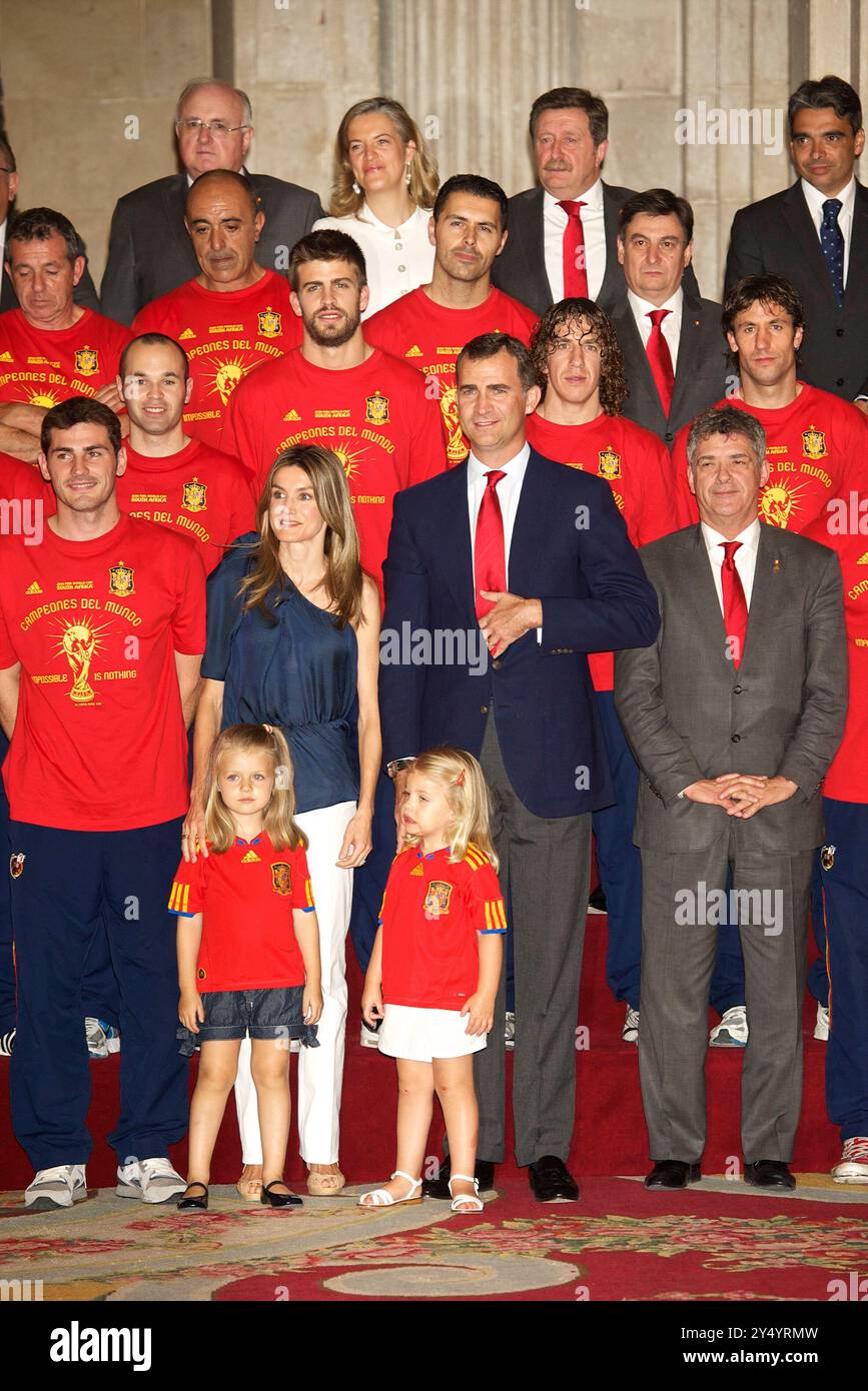 King Juan Carlos, Queen Sofia, Prince Felipe, Princess Letizia ...