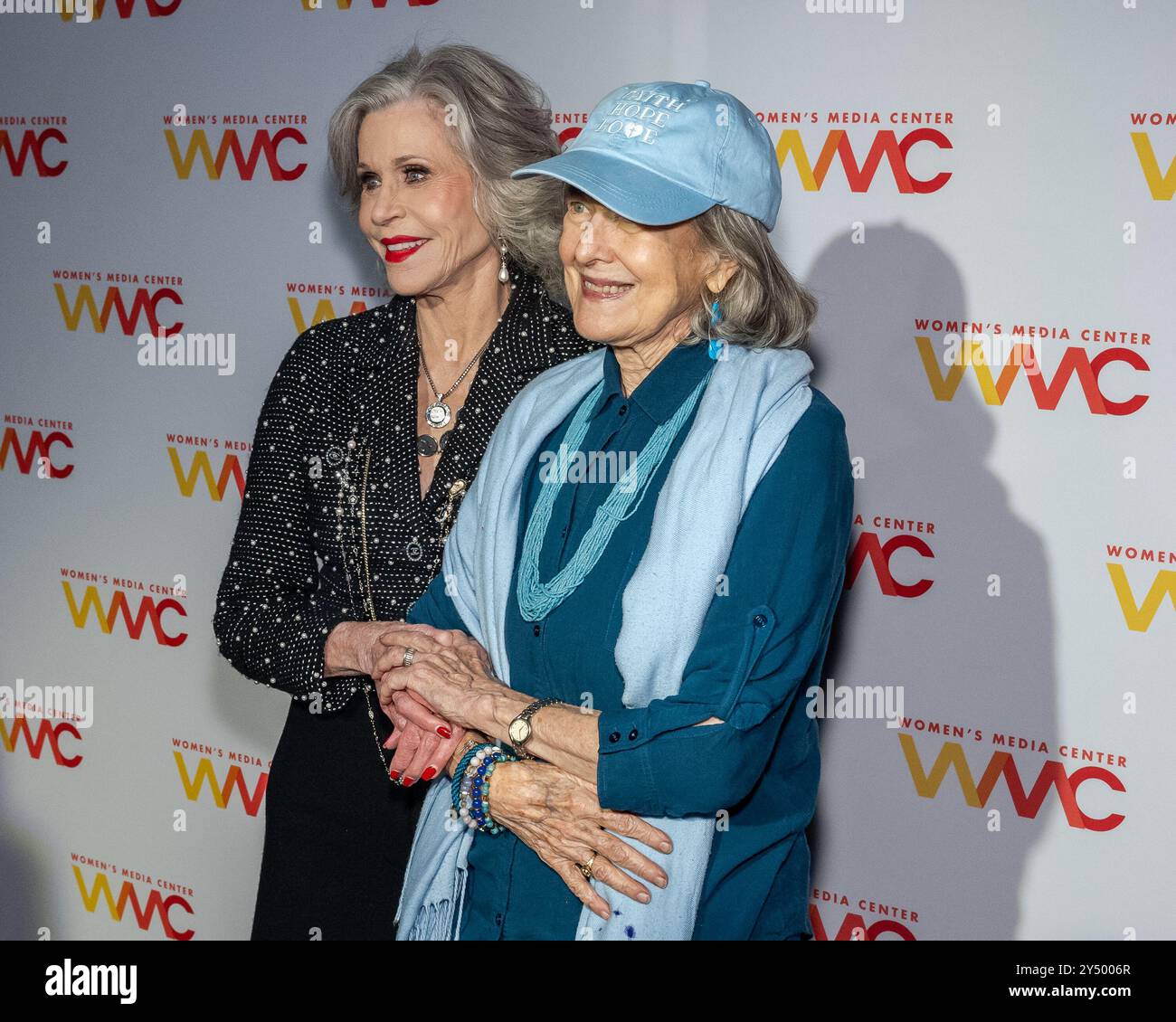 New York, USA. 19th Sep, 2024. (L-R) Jane Fonda and Helen LaKelly Hunt ...