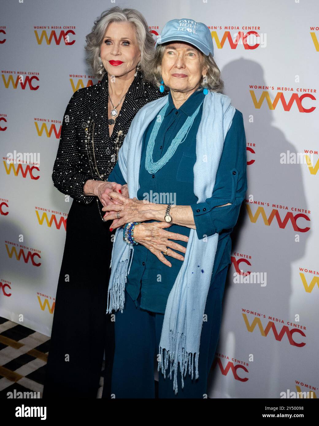 New York, USA. 19th Sep, 2024. (L-R) Jane Fonda and Helen LaKelly Hunt ...
