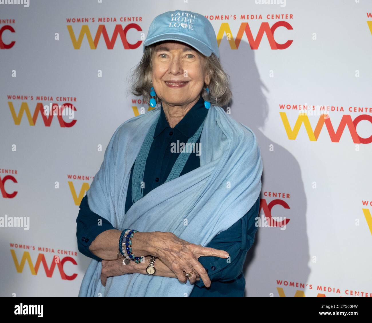 New York, USA. 19th Sep, 2024. Helen LaKelly Hunt arrives on the red ...