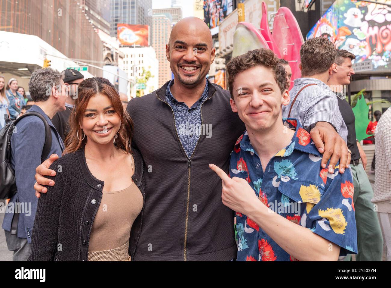 New York, New York, USA. 19th Sep, 2024. Sarah Hyland, Nicholas ...