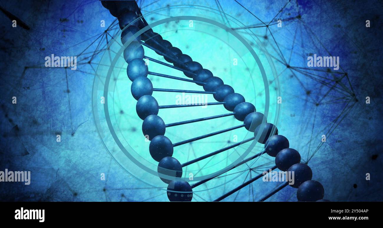 Dna strand network connections scientific hi-res stock photography and ...